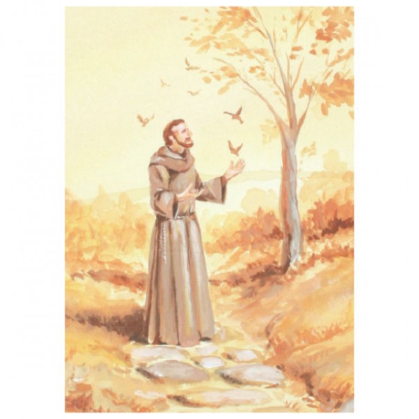 Perforated Bookmarks - St Francis Of Assisi | Thermalgraphics